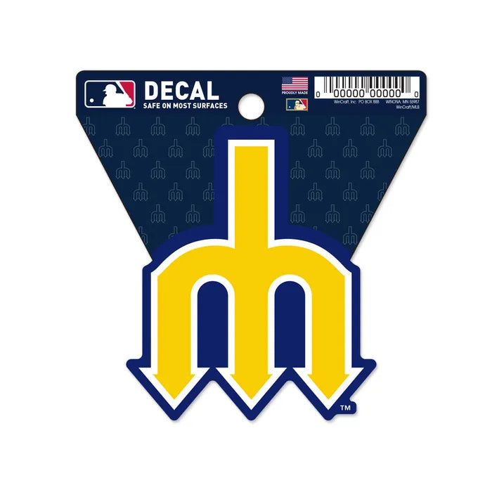 Mariners Trident Color 3x4 Decal – Gameday Sports Shop